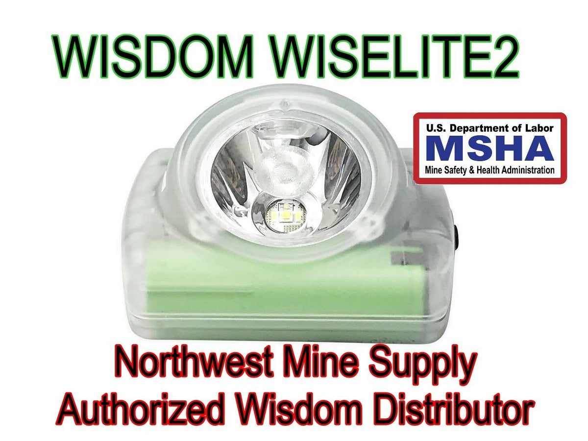 MSHA Certified Cordless Mine Cap Lamp WiseLite2 - Wisdom2A - – Wisdom ...